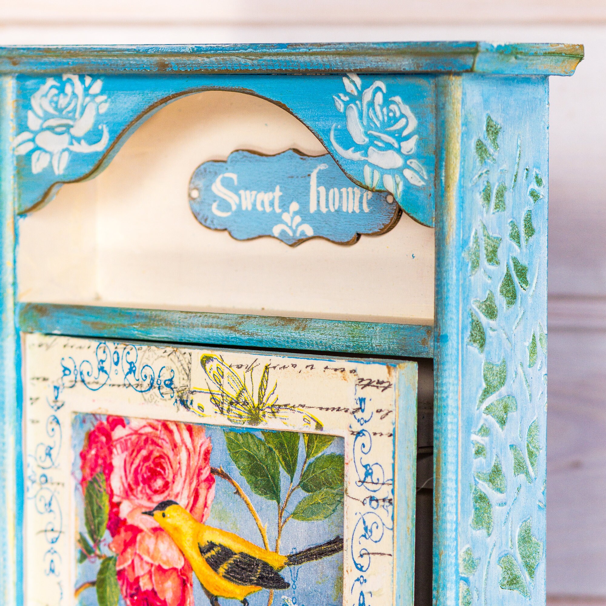 Wooden Key Cabinet Key Box Storage Wall Key Holder Rustic - Etsy