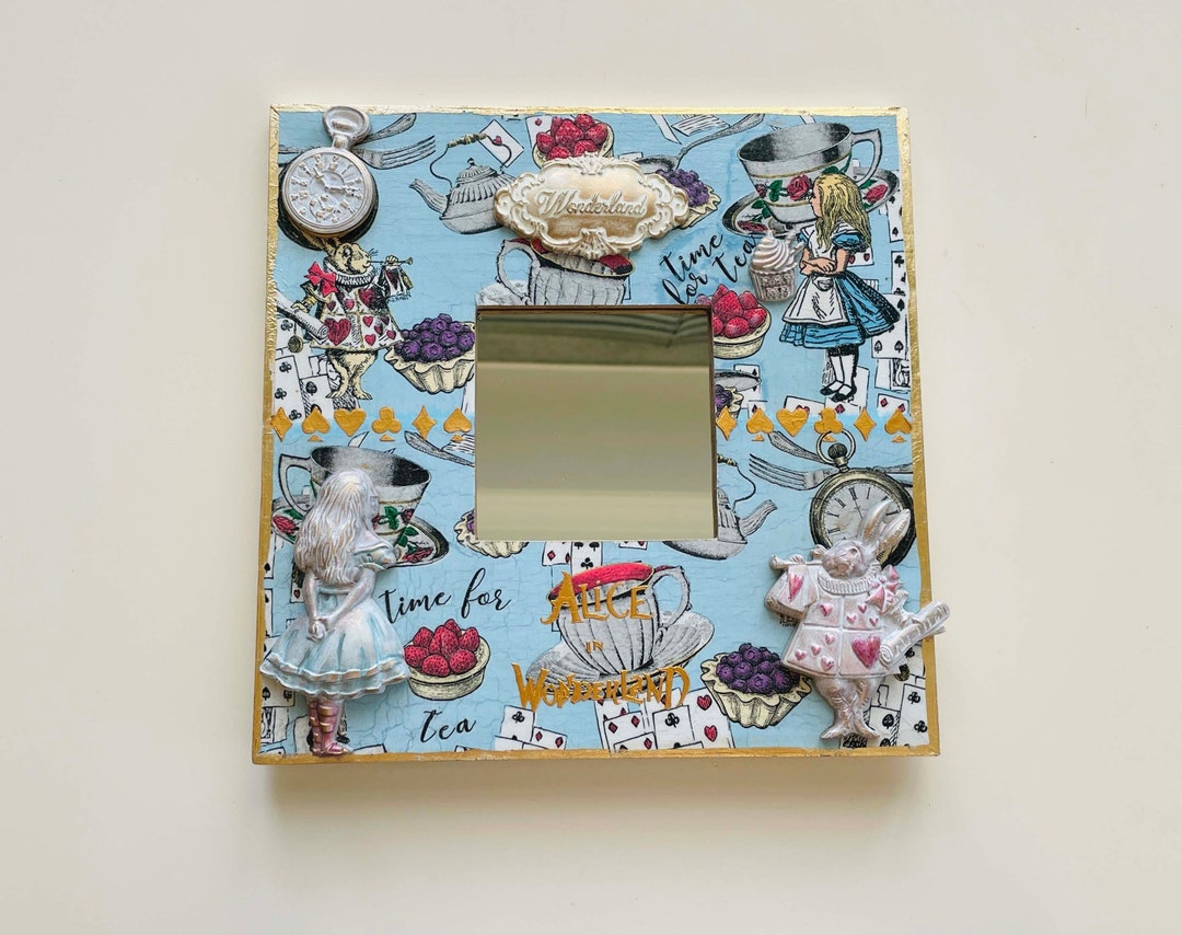 Wall Mirror Alice in Wonderland, Ready to Ship, Decorative Wall Mirror ...