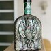 Glass Bottle Fire Breathing, Decorative Bottle, Hand Painted Bottle ...