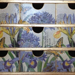 Mini Chest of Drawers Butterflies and Dragonflies, Desk Organizer, Make ...