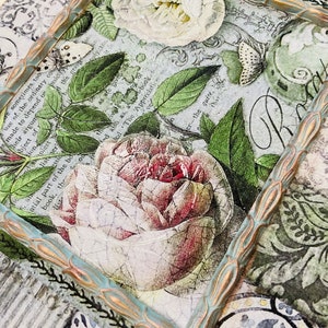 Tea Box Rose, Tea Storage Container, Tea Bags Holder, Pre-order, Tea ...