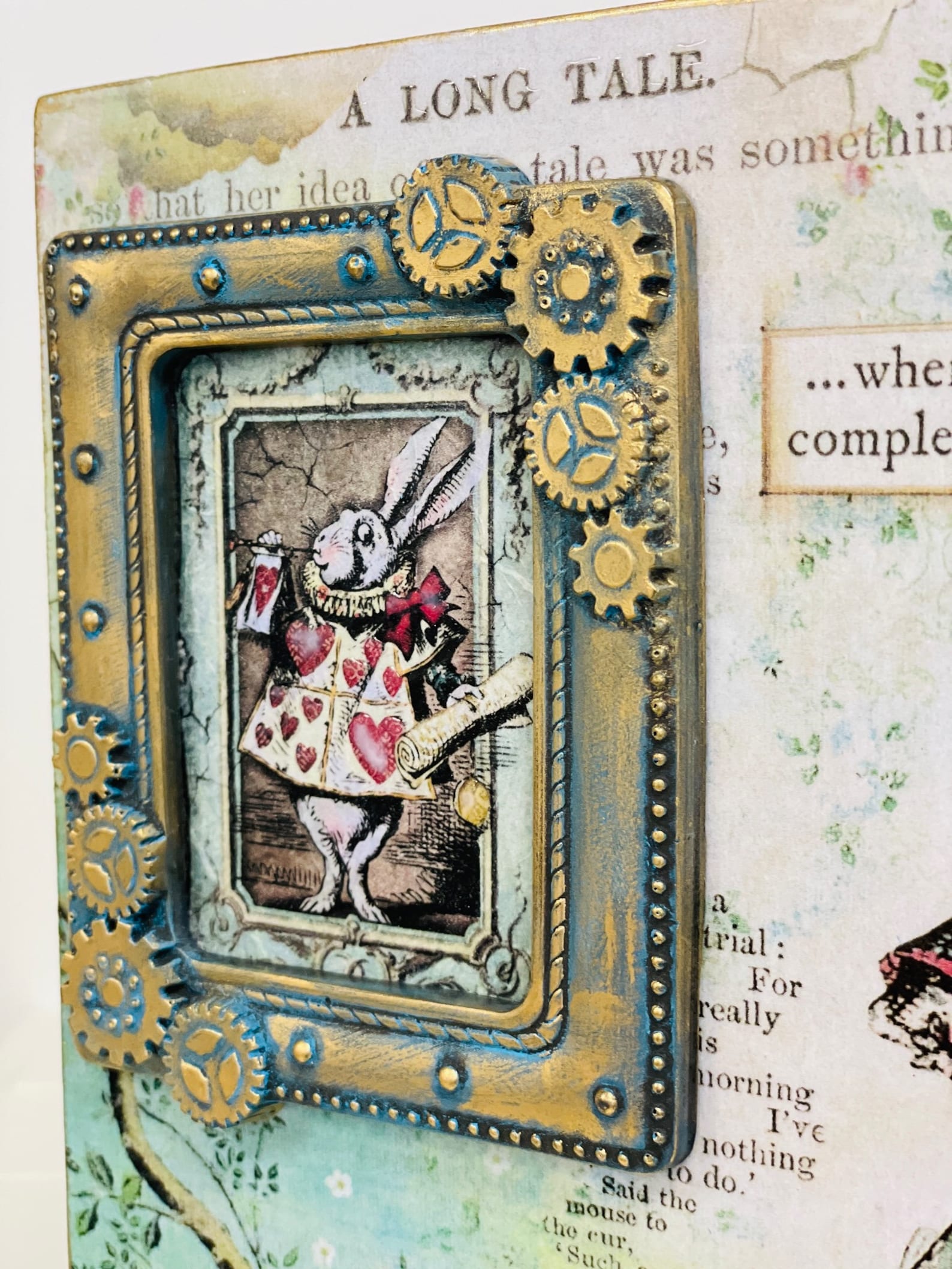 Jewelry Box Alice in Wonderland, Wooden Makeup Organizer, Storage Box ...