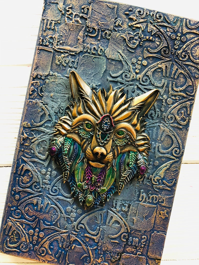 Decorated Diary Wolf Personalized Diary for 2021 Weekly - Etsy