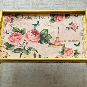 Paris Folding Table Tray With Legs, Serving Tray, Breakfast in Bed ...