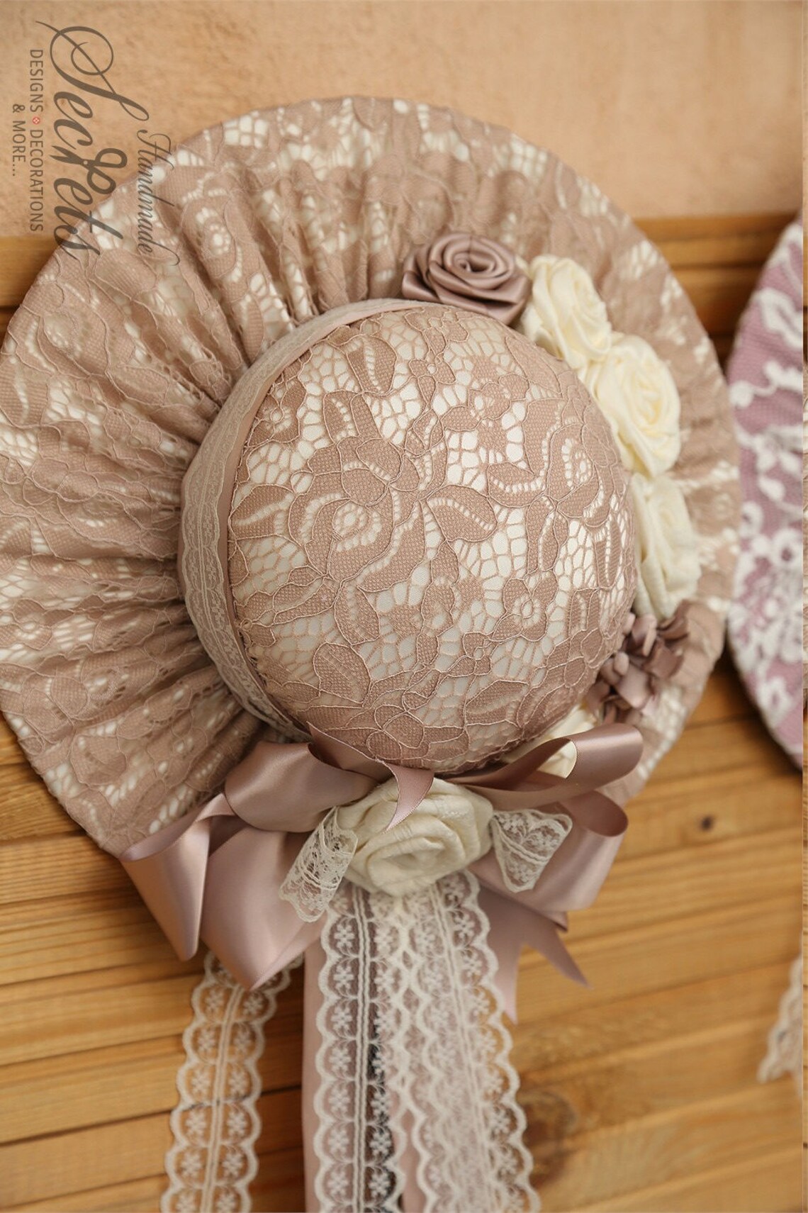 Vintage Hat, Handmade Hat, Shabby Chic, Hat, Lace Hat, Little Hat ...