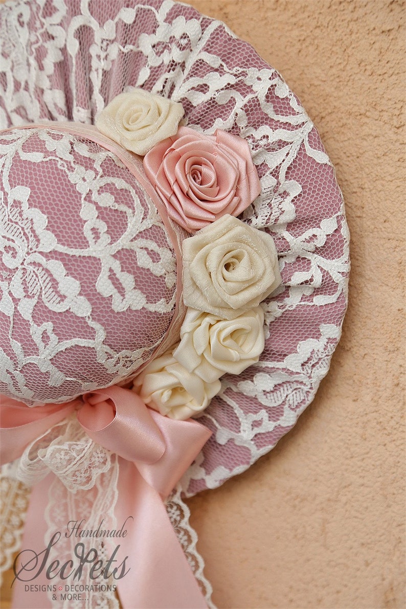 Vintage Hat, Handmade Hat, Shabby Chic, Hat, Lace Hat, Little Hat ...