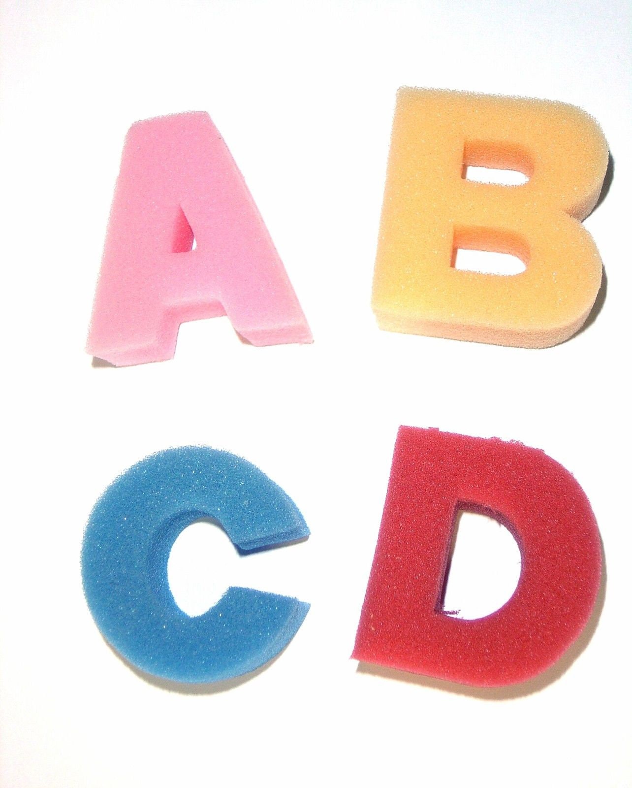 Chunky Foam Alphabet Sponge Letters Lower Upper - Etsy