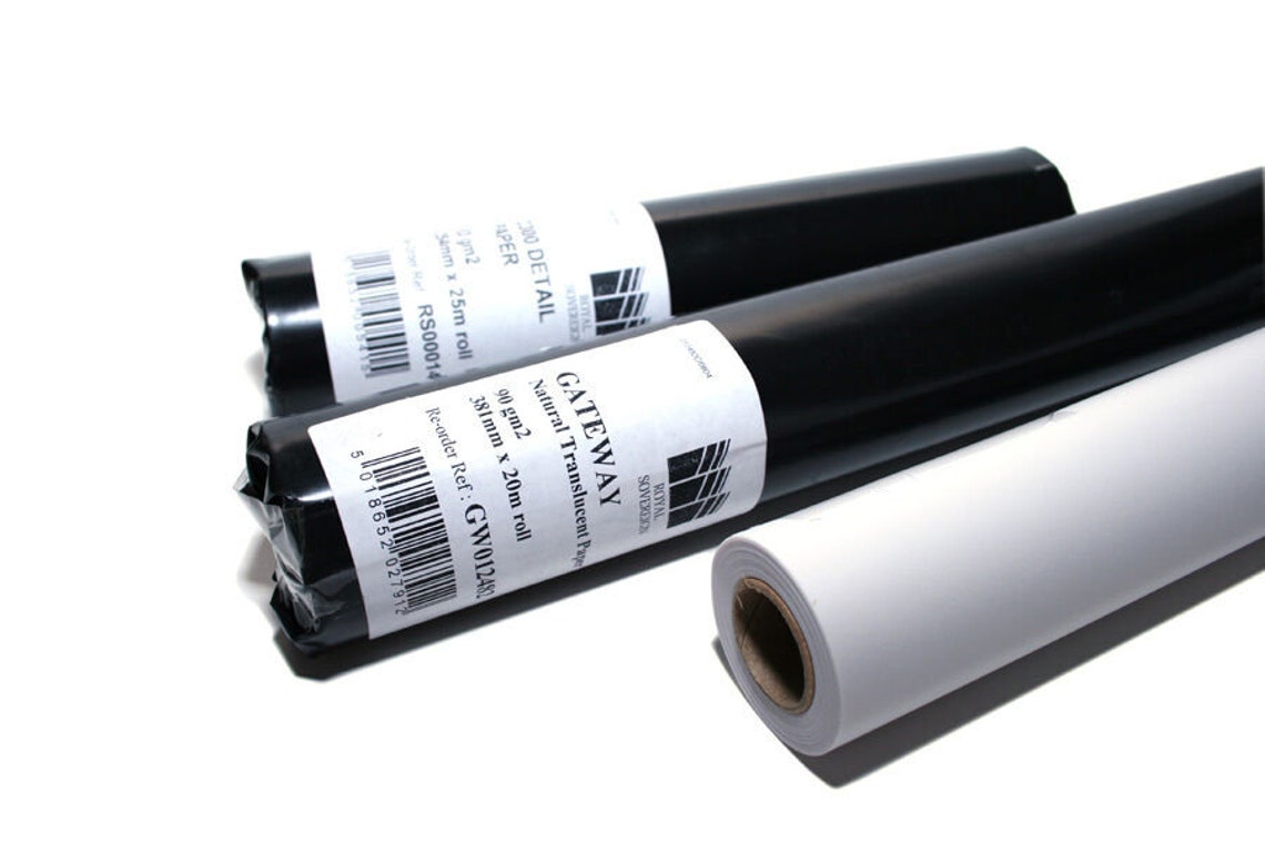 Gateway Natural Tracing Drafting Paper on A Roll Choose Your - Etsy UK