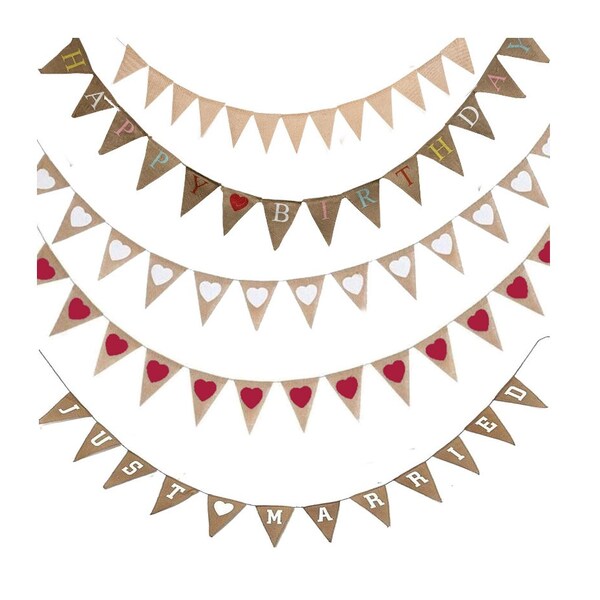 Rustic Bunting - Etsy UK