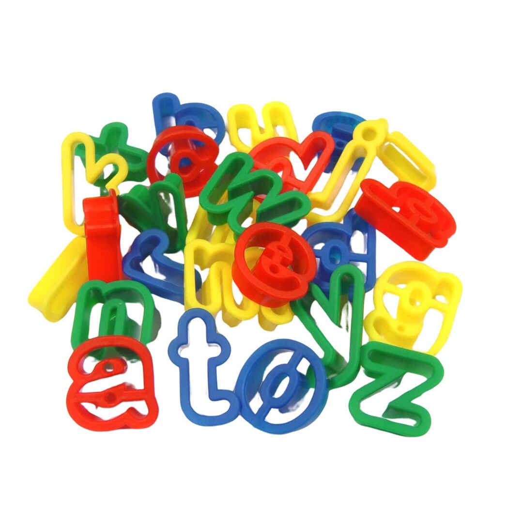 26 Lower Case Cookie Cutters Plastic Alphabet Letters - Etsy UK