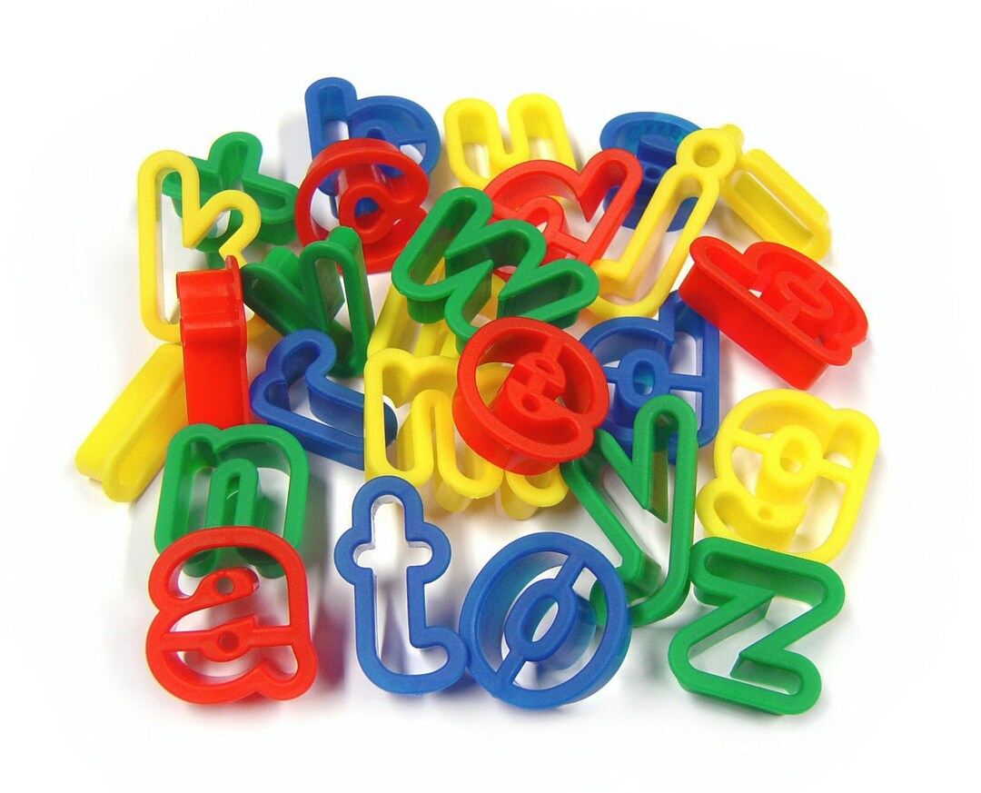 26 Lower Case Cookie Cutters Plastic Alphabet Letters - Etsy UK