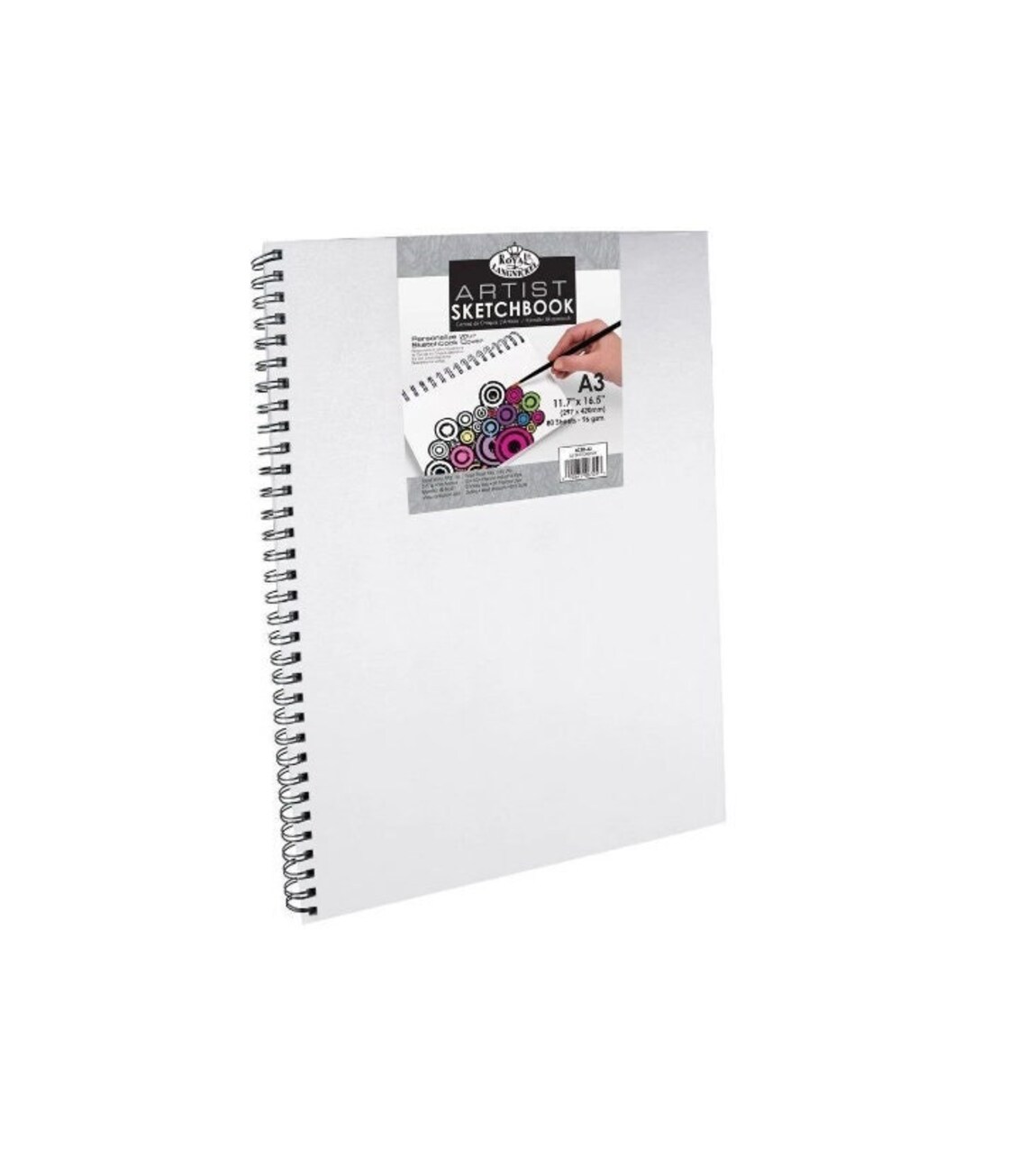 A3 Canvas Cover Spiral Bound Hardback Drawing Sketch Books to - Etsy UK