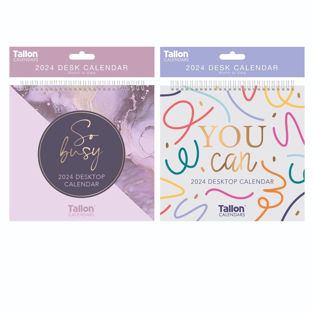 2024 Month to View Flip Over Desk Top Desktop Calendar Planner - Etsy