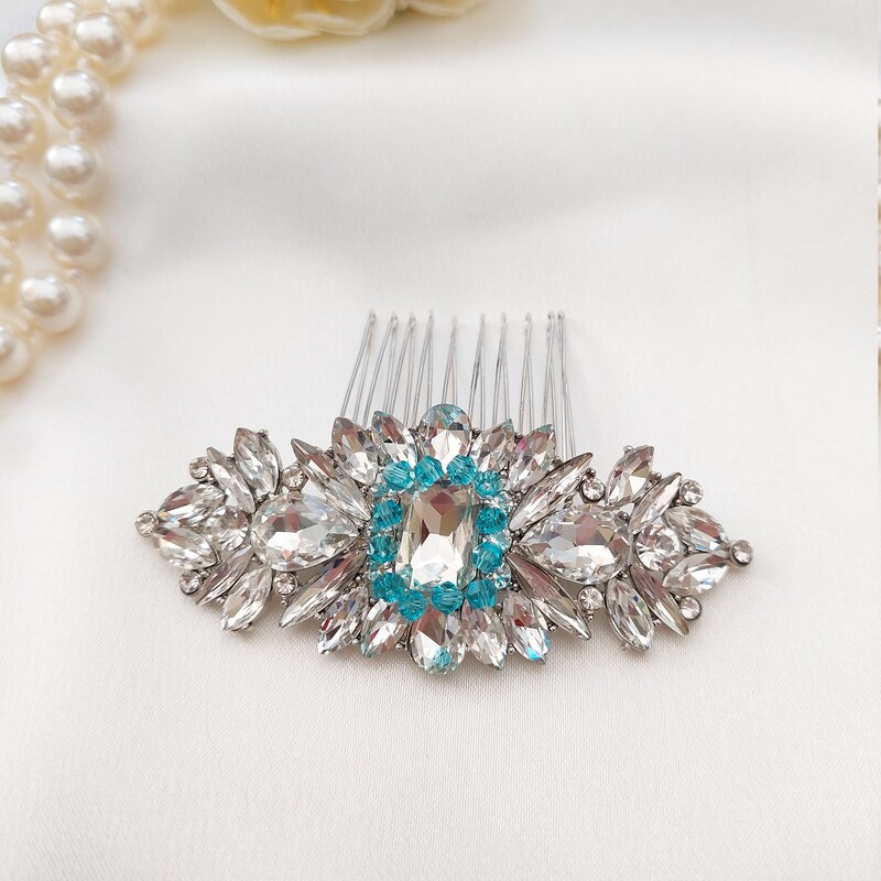 Blue Hair Clip - Etsy