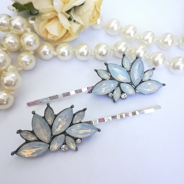 Blue Hair Pins - Etsy