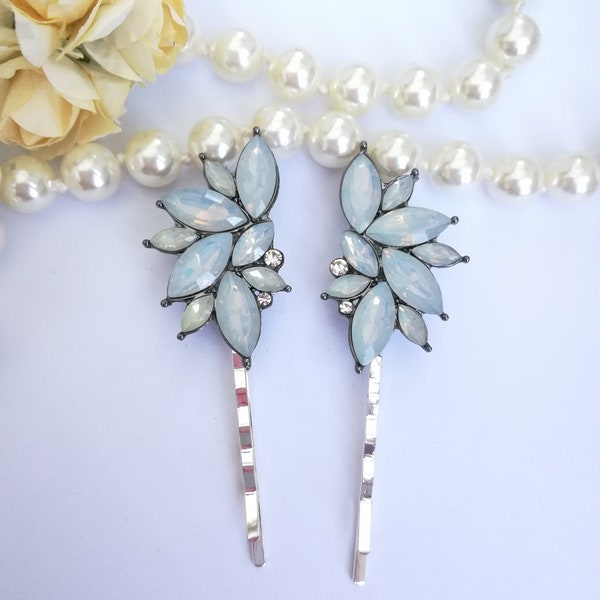 Blue Hair Pins - Etsy