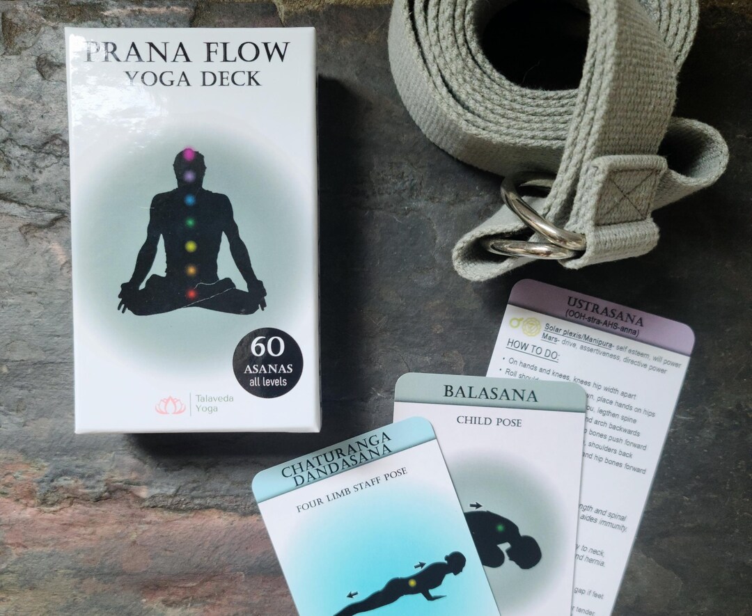 Talaveda Yoga ~ Prana Flow Yoga Deck - Etsy