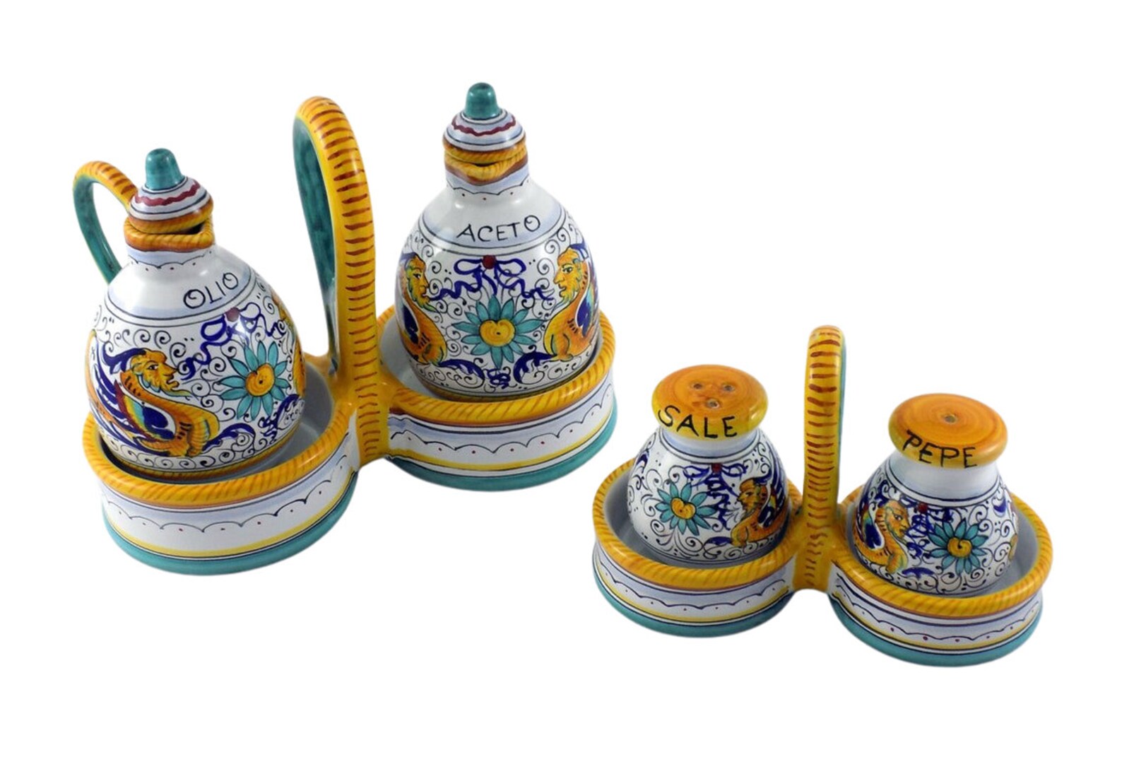 Set O/A/SP RAFF - Set Oil/vinegar and Salt/pepper - Etsy
