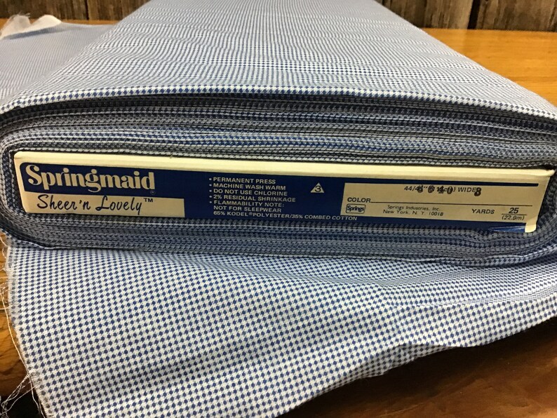 BTY Vintage Springmaid Tiny Houndstooth Blouse Fabric - Etsy