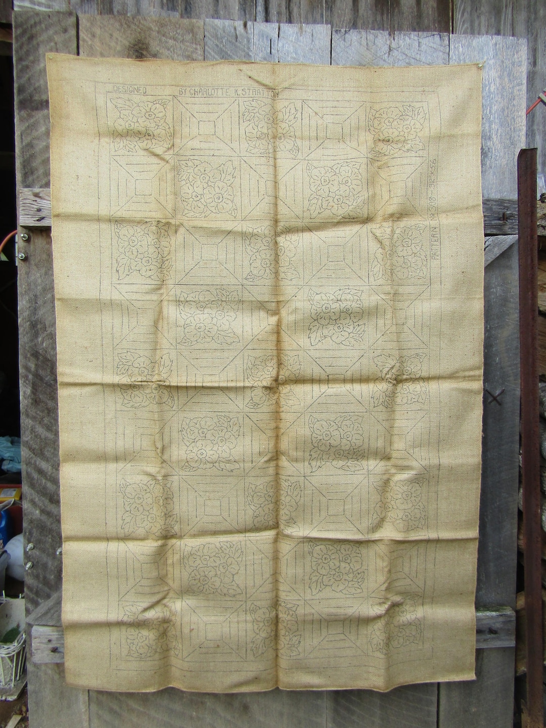 Vintage Charlotte Stratton No. 308 32 by 56 Canvas - Etsy