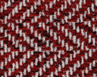 Red Chevron Fabric - Etsy