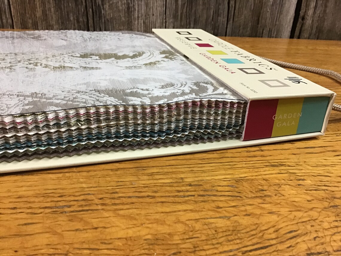 Carole Fabrics Reserve Garden Gala Fabric Swatch Book Bright | Etsy