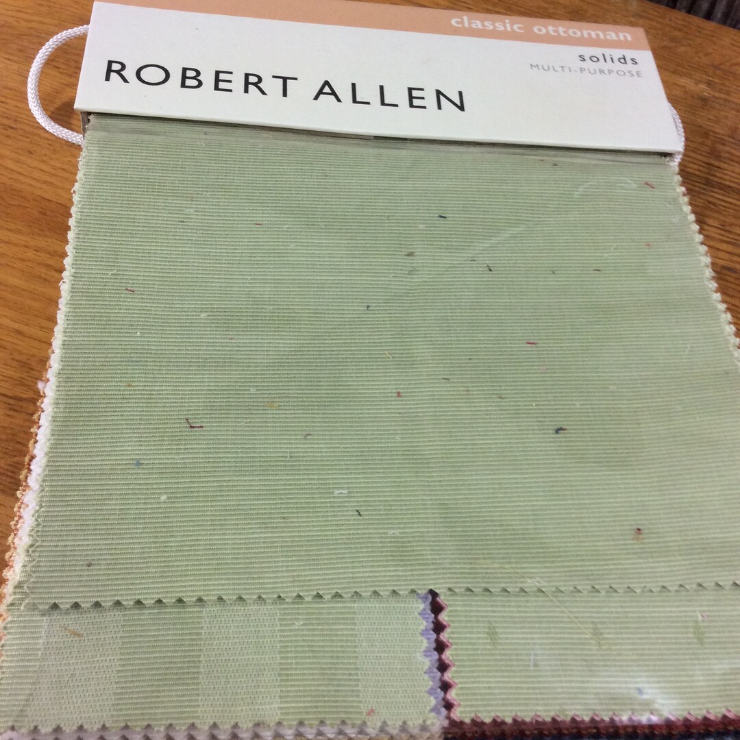 Robert Allen Classic Ottoman Fabric Swatch Book SOLIDS - Etsy