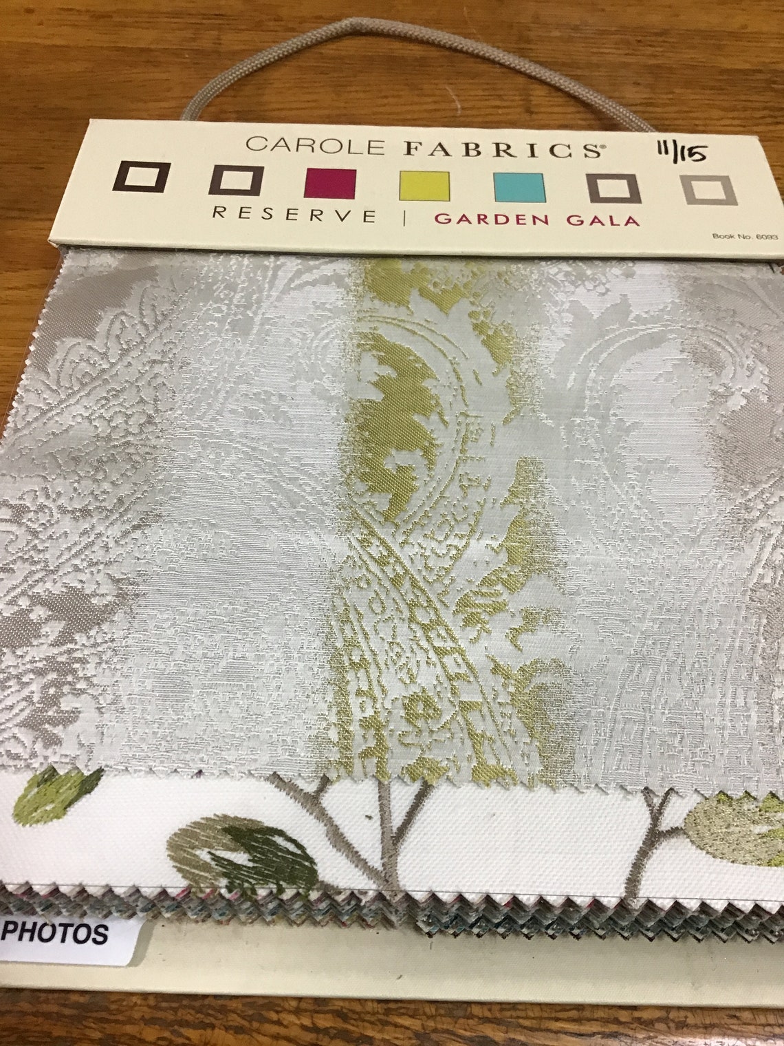 Carole Fabrics Reserve Garden Gala Fabric Swatch Book Bright | Etsy