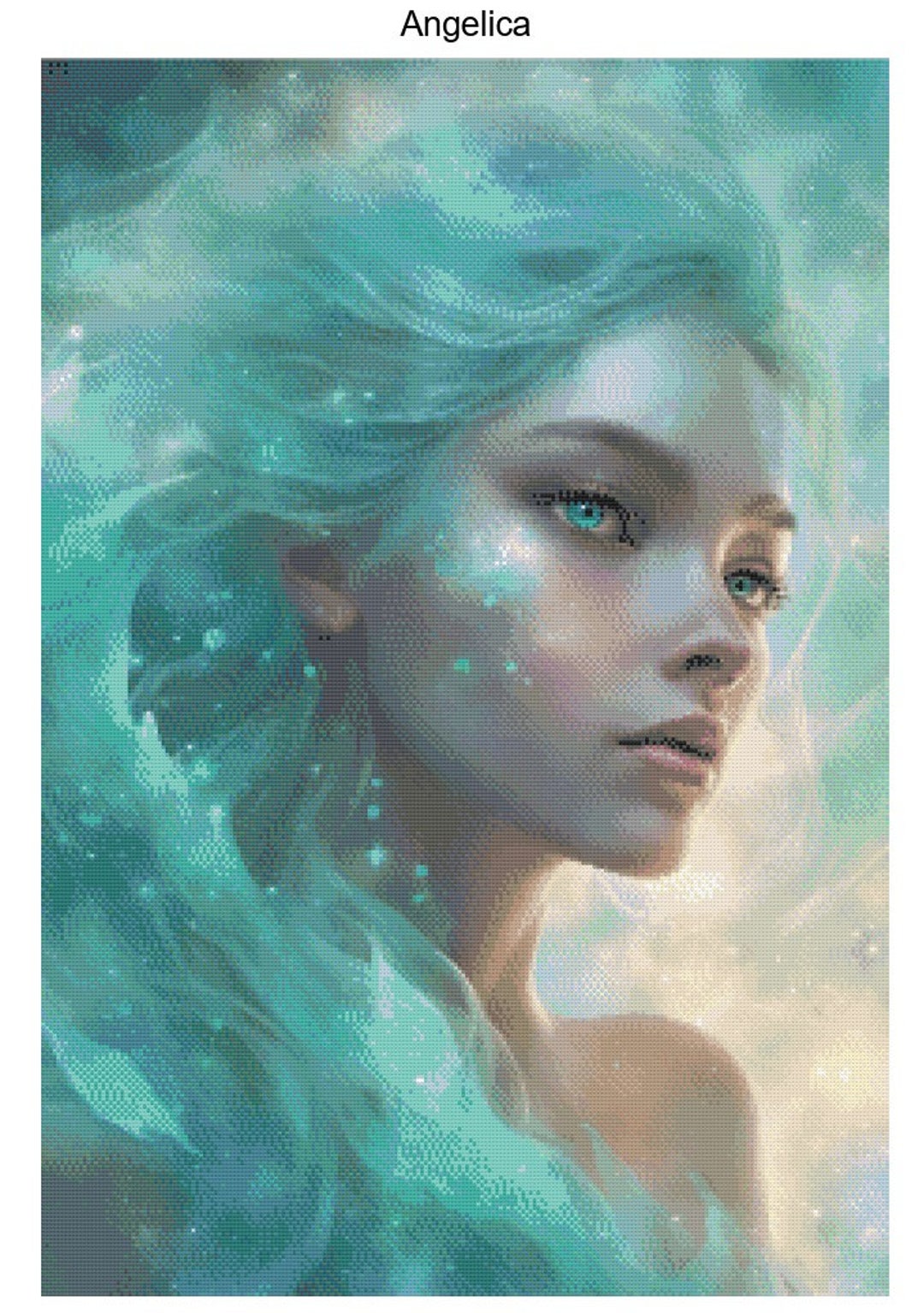 Angelica Cross Stitch Pattern Pattern Keeper 226 X 330 Stitches - Etsy