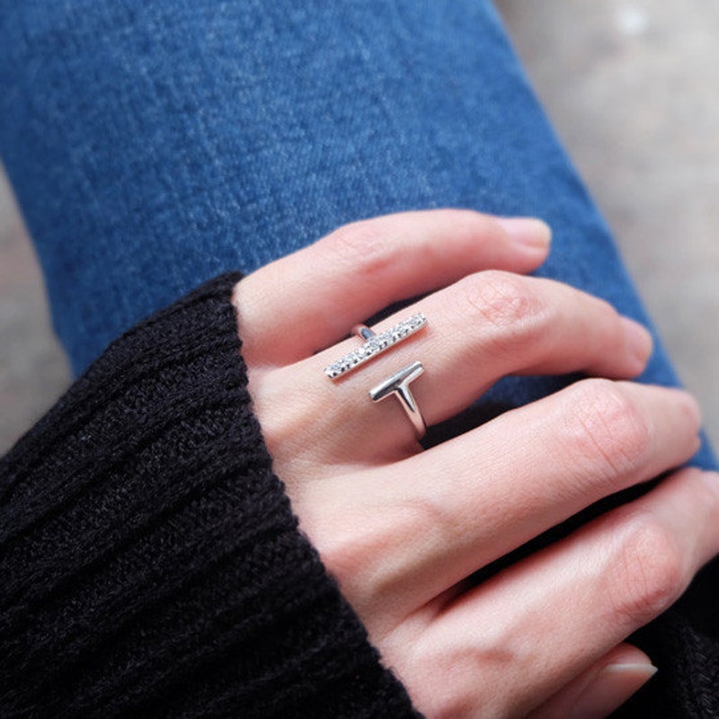 Bar Ring - Etsy