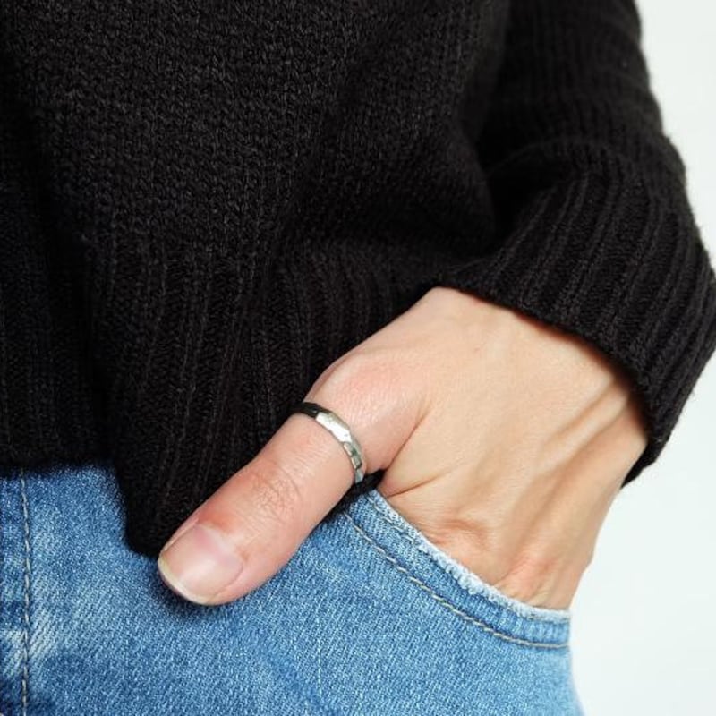 Silver Thumb Ring - Etsy