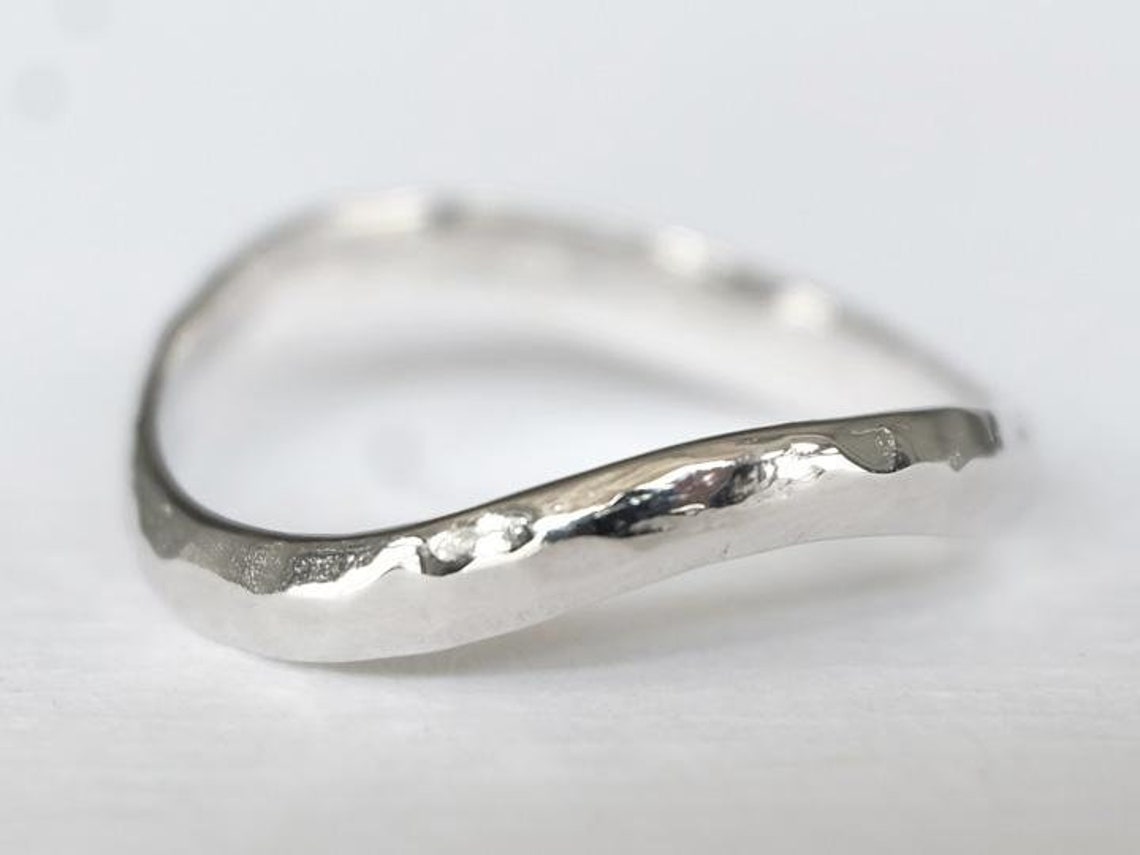 Silver Thumb Ring Thumb Ring Stacking Ring Hammered Ring - Etsy