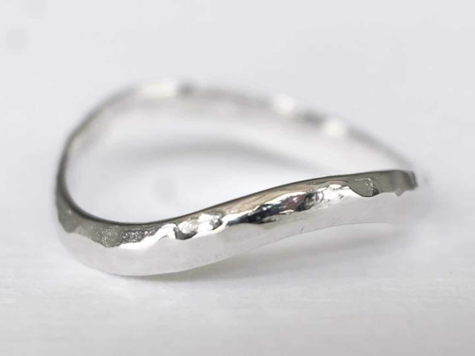 Silver Thumb Ring Thumb Ring Stacking Ring Hammered Ring - Etsy