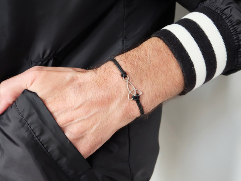 Trinity Cord Bracelet Trinity Bracelet Bracelet for Men - Etsy