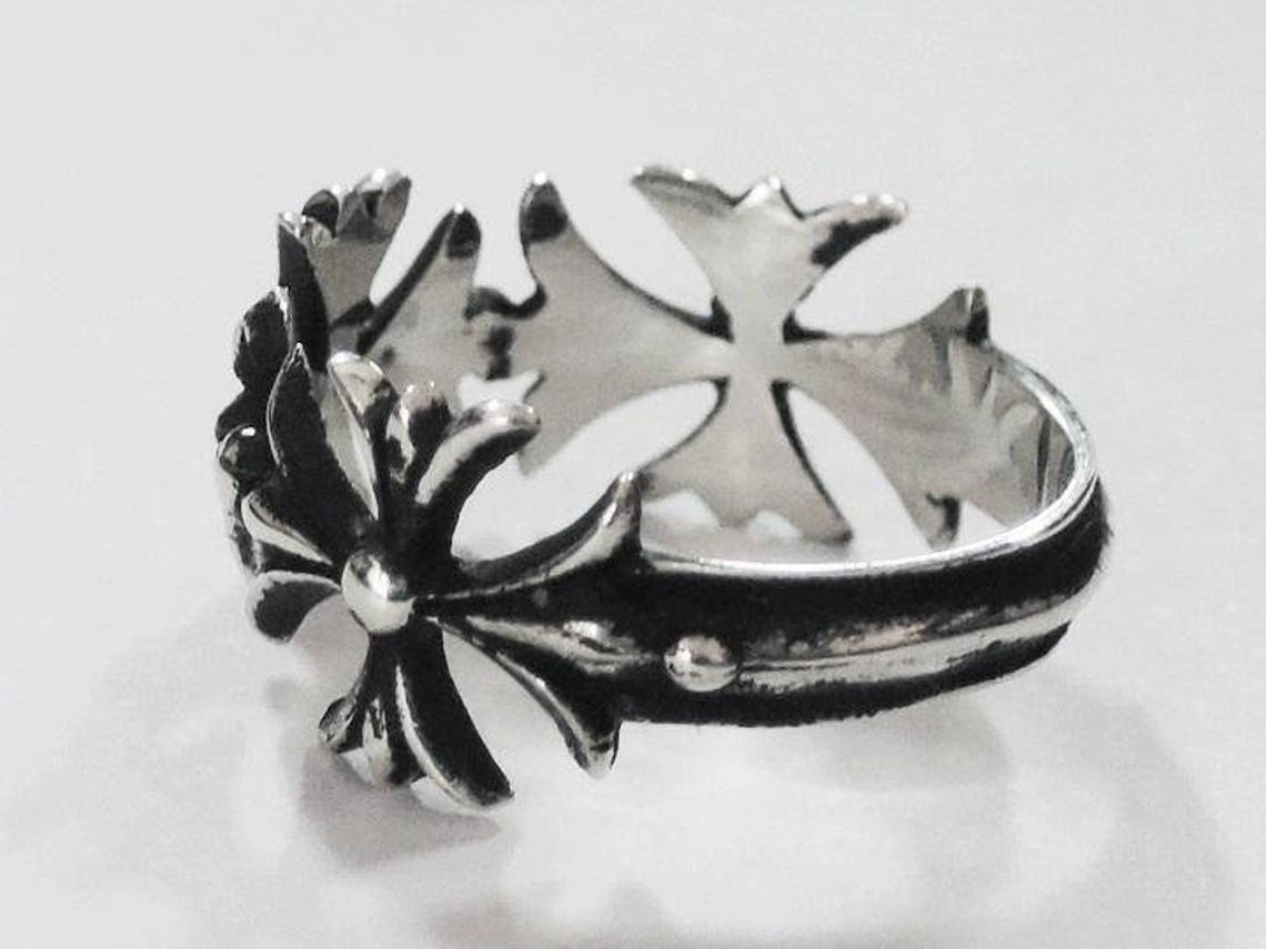 Cross Ring Sideway Cross Ring Cross Ring Sideway Cross - Etsy