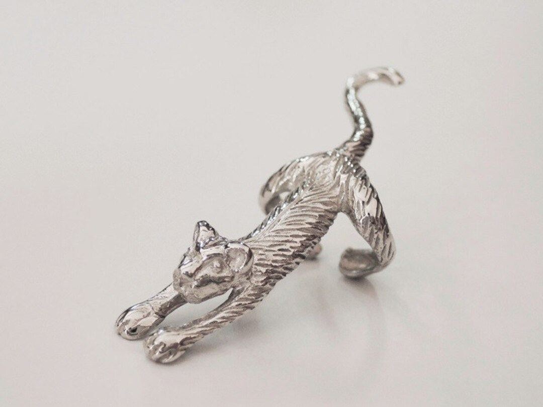 Ear Cuff Tiger, Ear Cuff Climber, Silver Ear Cuff, Tiger Earring ...