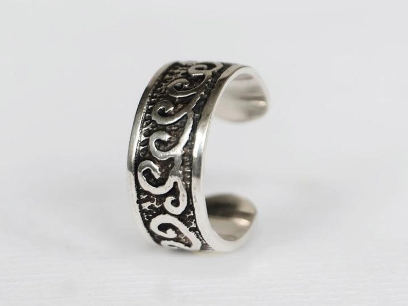 Wave Toe Ring Silver Toe Ring Pinky Ring Toe Ring Summer | Etsy