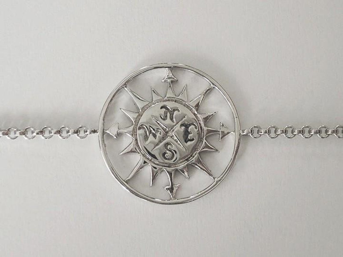 Compass Bracelet Compass Bracelet Friendship Compass - Etsy