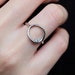 Open Circle Ring Open Circle Ring Silver Circle Ring - Etsy
