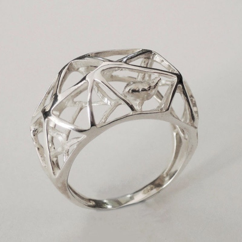 Cage Ring - Etsy