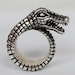 CROCODILE SILVER RING, Crocodile Ring, Crocodile Jewelry, Silver ...