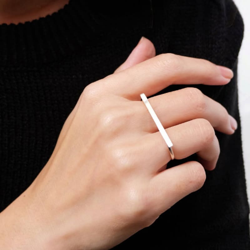 Mens Two Finger Ring - Etsy