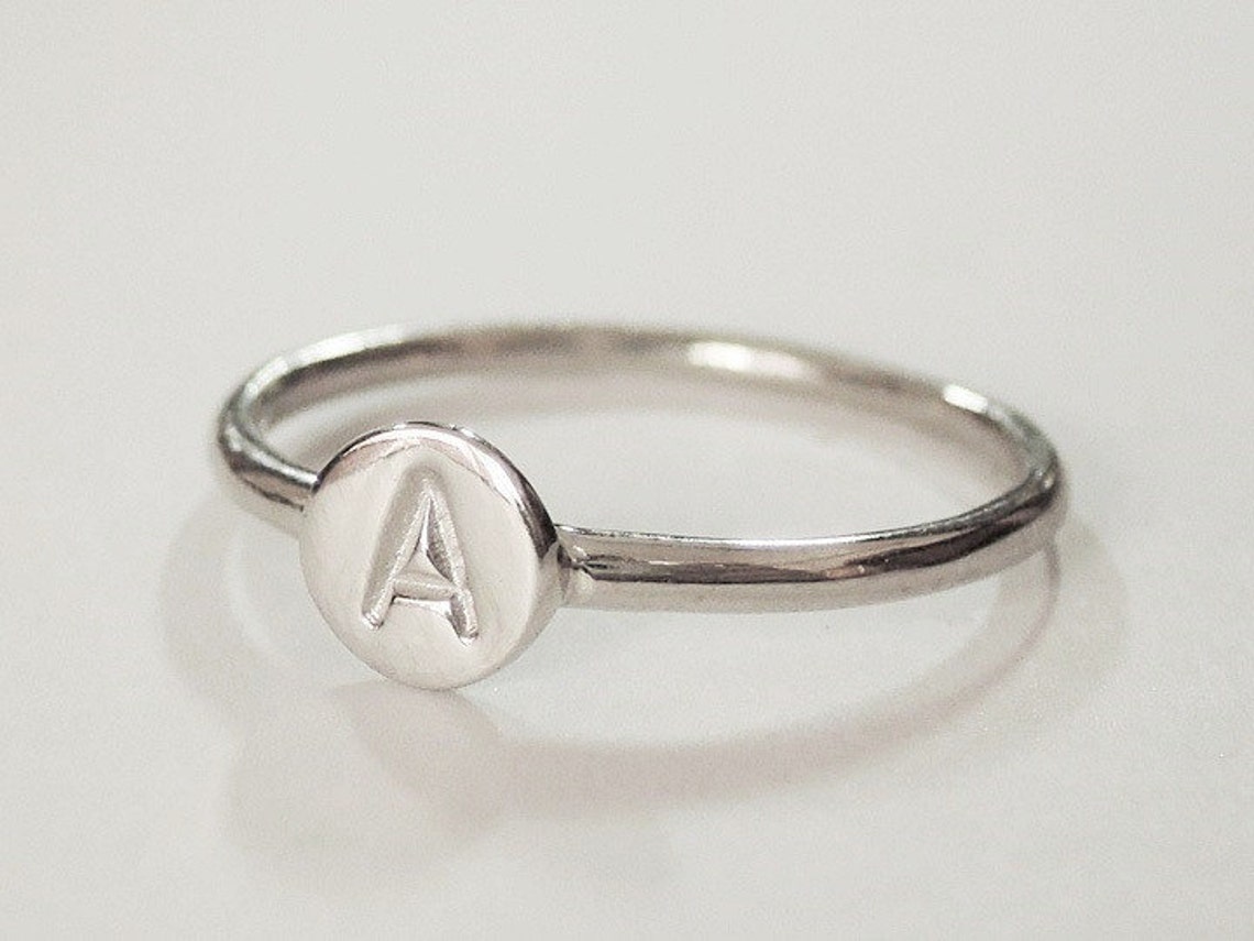 Personalized Ring Custom Ring Initial Ring Personalized | Etsy