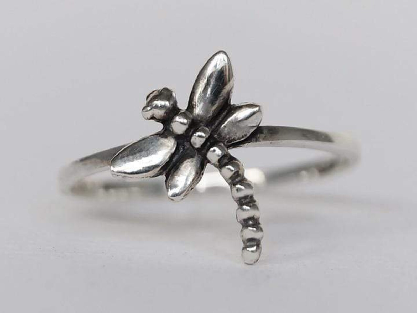 Dragonfly ring sterling silver dragonfly ring dragonfly | Etsy