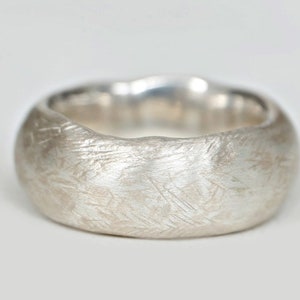 ORGANIC SILVER RING, Chunky Silver Ring, Chunky Ring, Solid Silver Ring ...