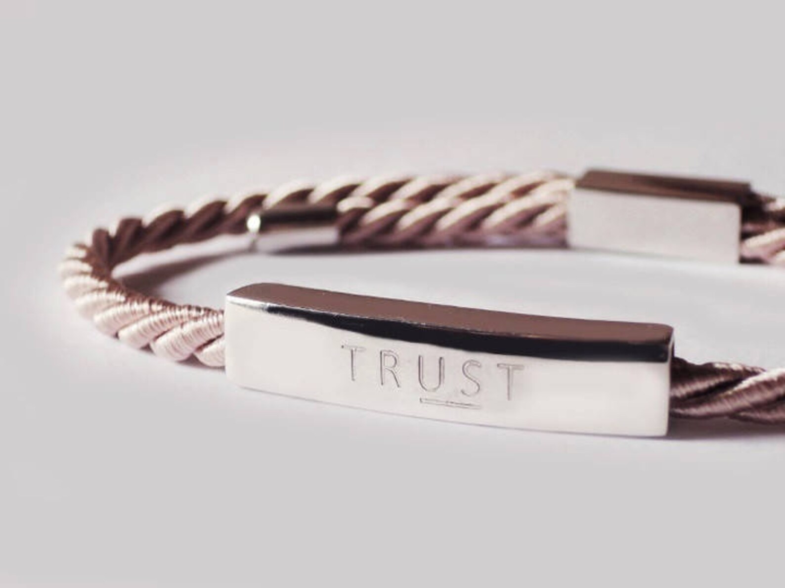 Trust in Us Bracelet, Reminder Bracelet, Wish Bracelet, Friendship ...