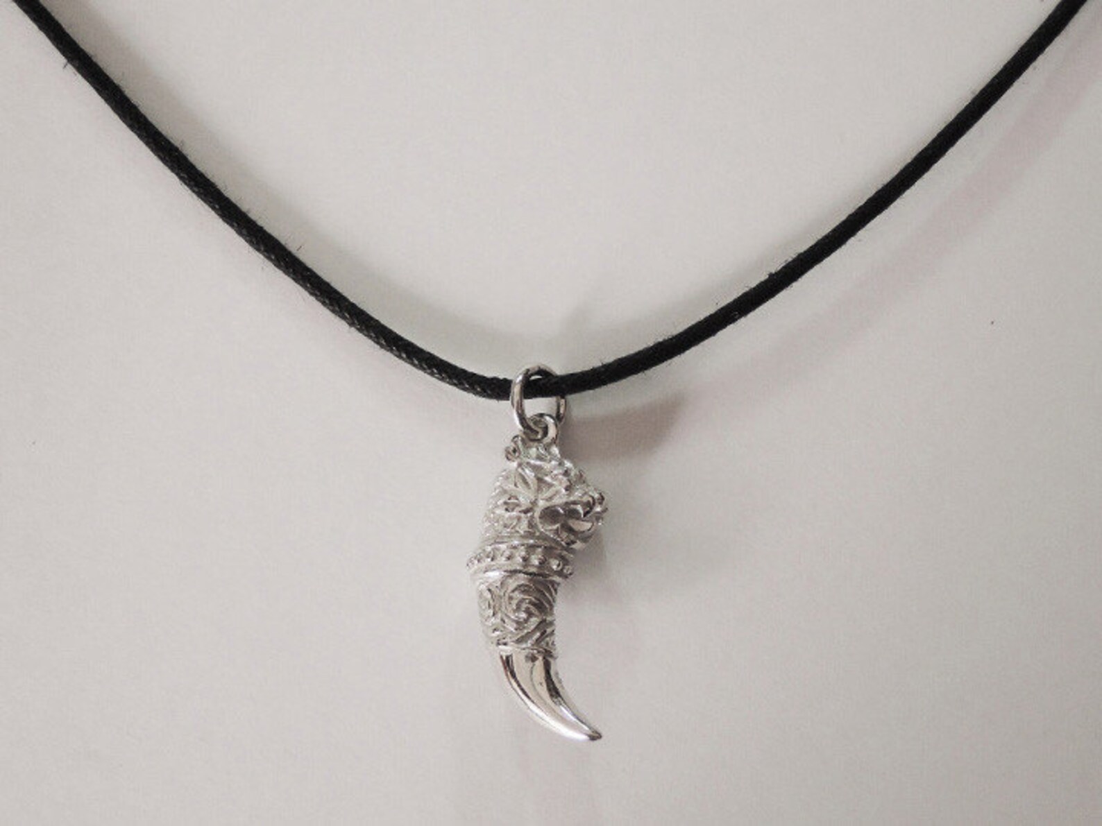 Claw Lion Necklace, Claw Necklace, Tooth Necklace, Men's Necklace, Cord ...