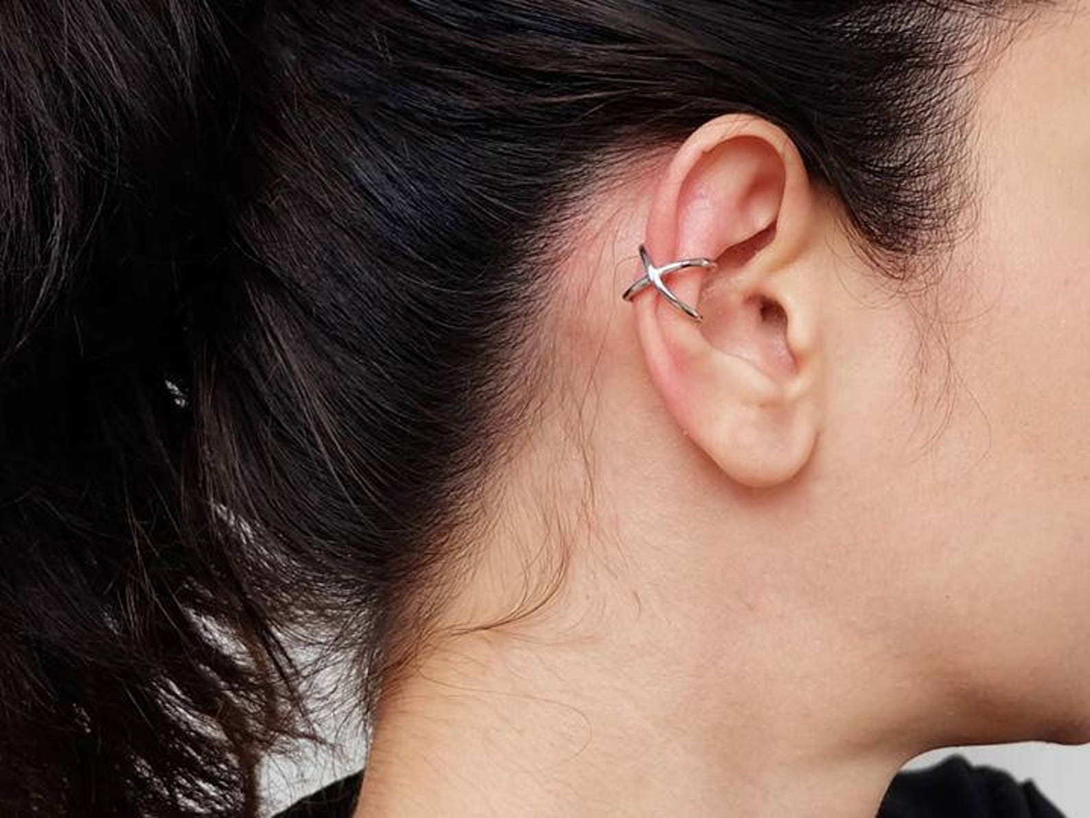 Criss Cross Ear Cuff Cartilage Ear Cuff No Pierce Ear Cuff - Etsy