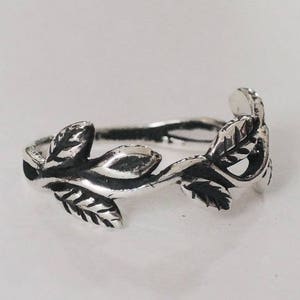 Leaf Ring, Flower Ring, Nature Ring, Wrap Ring, Flower Leaf Ring ...
