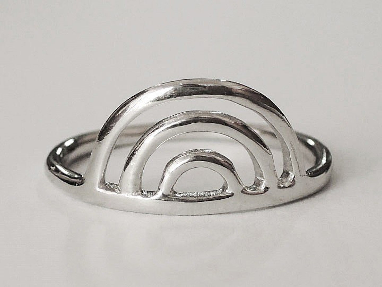 U Shaped Ring Three Line Ring Line Ring Minimalist Ring - Etsy